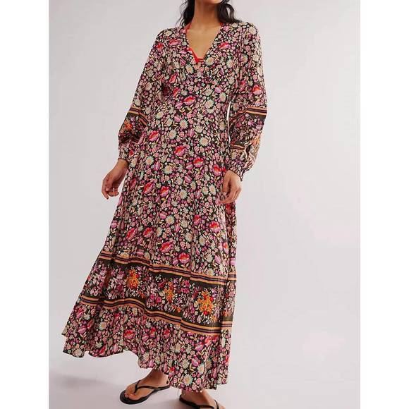 Spell | Dresses | New Spell Impala Lily Gown In Night Blossom | Poshmark